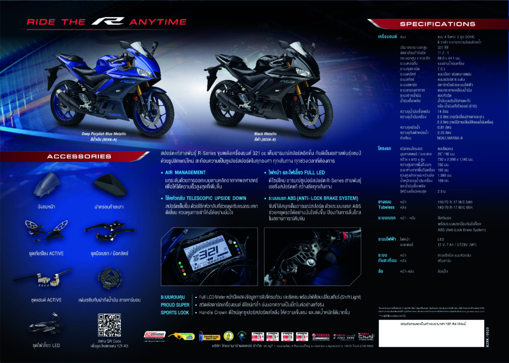 YAMAHA | YZF-R3 (2023) – Mityon